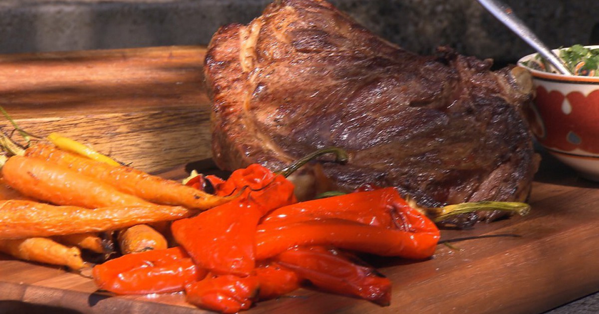 Tomahawksteak met chimichurri | BinnensteBuiten