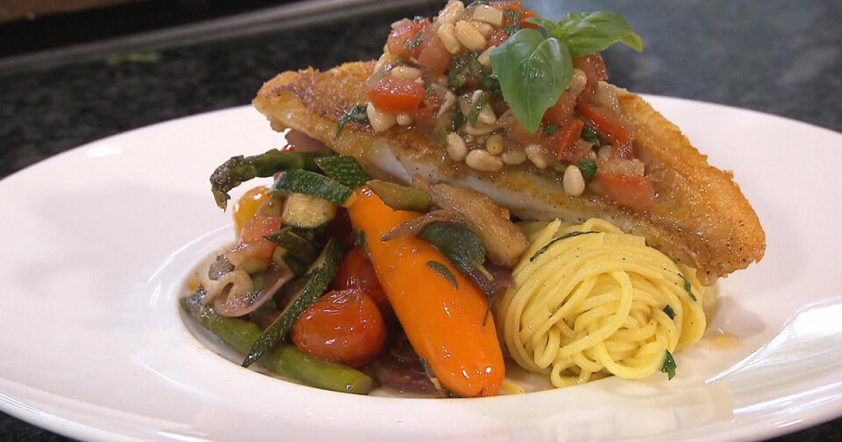 Roodbaarsfilet met voorjaarsgroenten | BinnensteBuiten