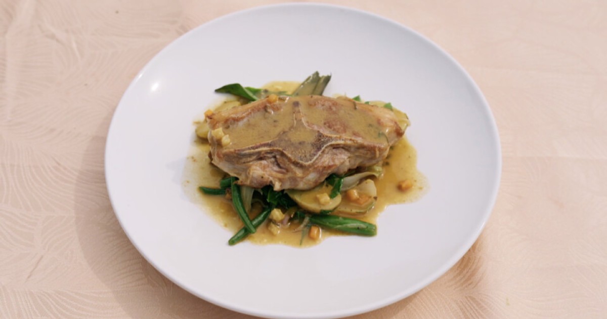 Lamskotelet met romige jus en meiknol | BinnensteBuiten