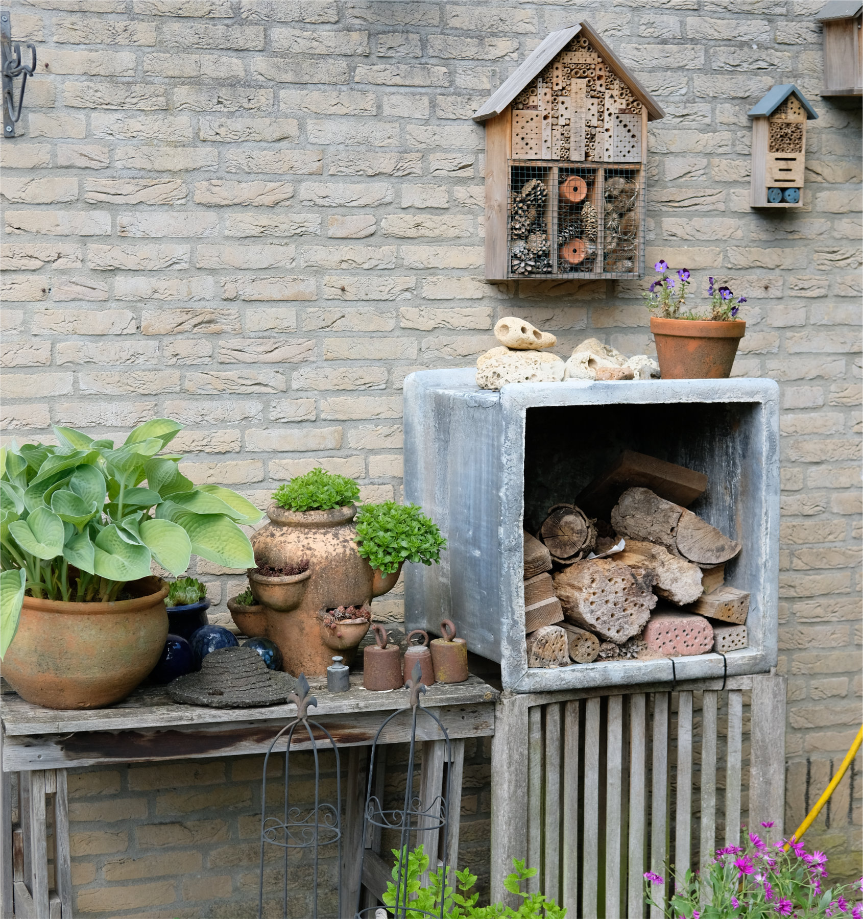 Met dit zelfgemaakte insectenhotel trek jij insecten naar de tuin ...